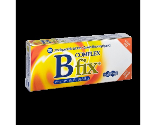 Uni-Pharma, B complex fix, 30 διασπειρόμενα δισκία