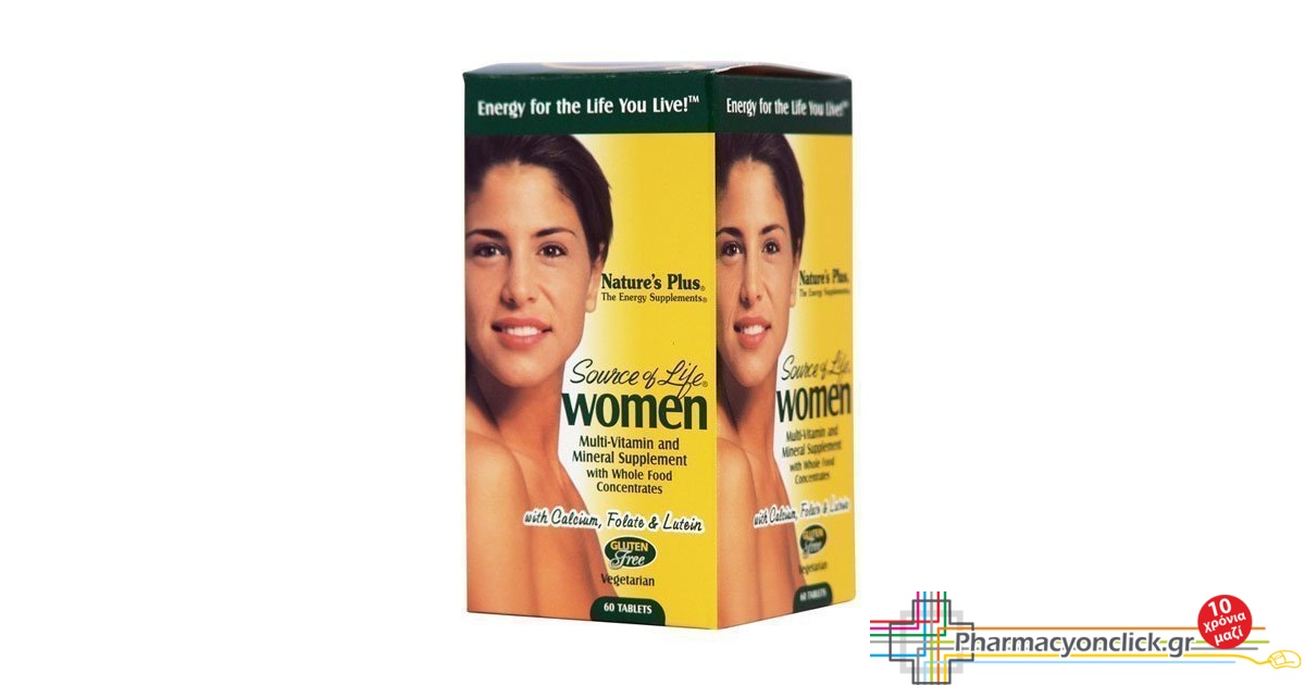 Nature's Plus, Source of Life Women Multivitamin, Πολυβιταμινούχο ...