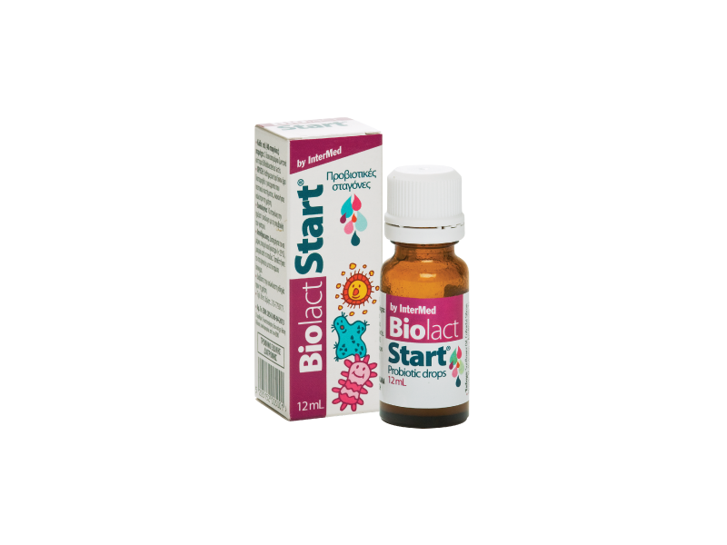 INTERMED Biolact Start, Προβιοτικές σταγόνες για παιδιά 12ml