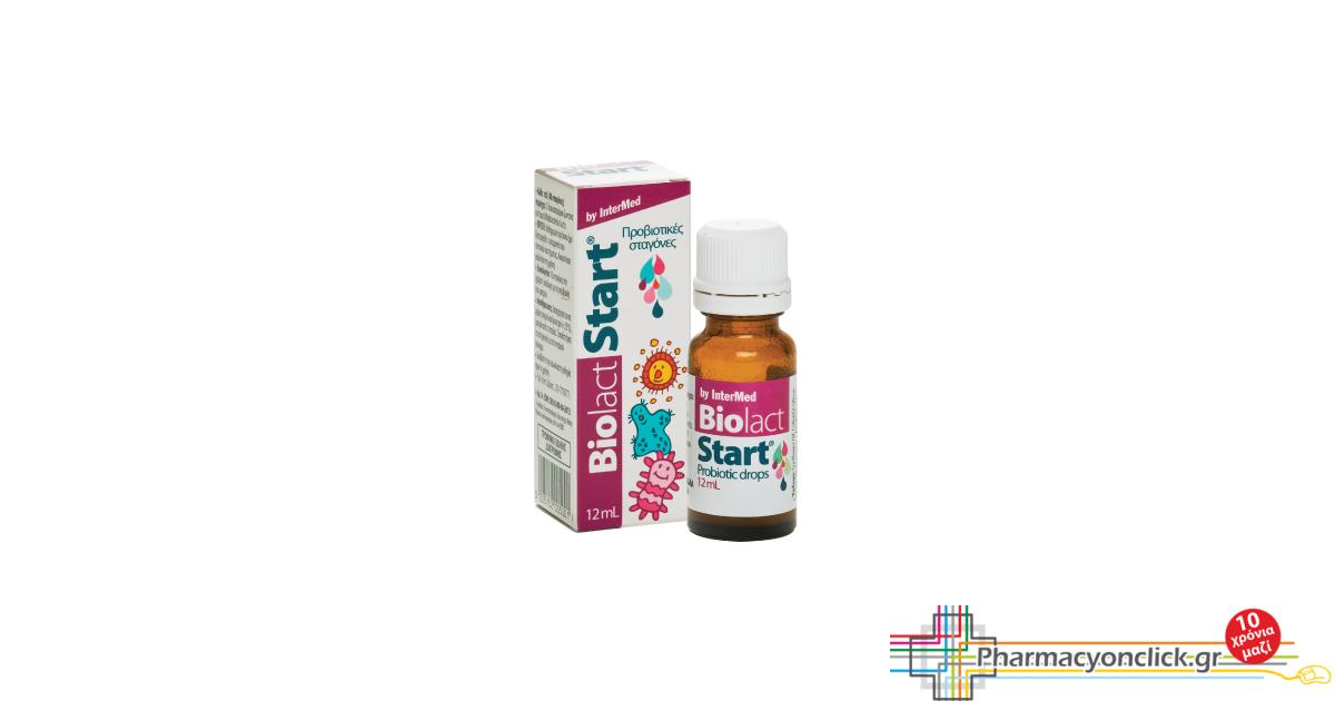 INTERMED Biolact Start, Προβιοτικές σταγόνες για παιδιά 12ml
