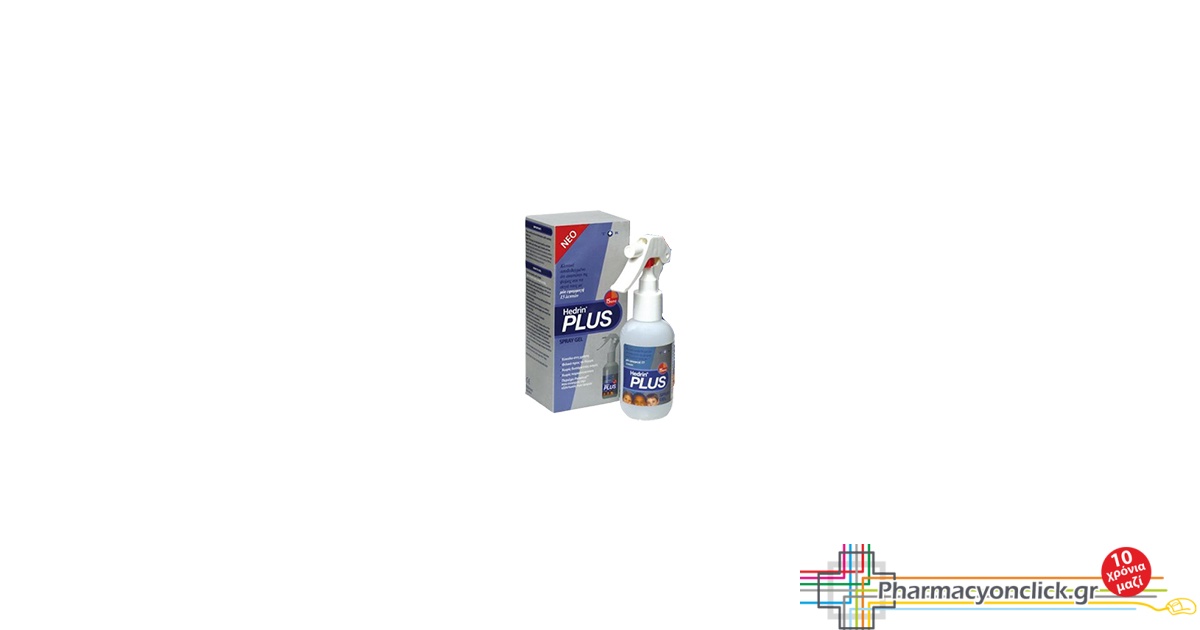 Hedrin Plus Spray Gel, Αντιφθειρικό σε μορφή σπρέι 100ml