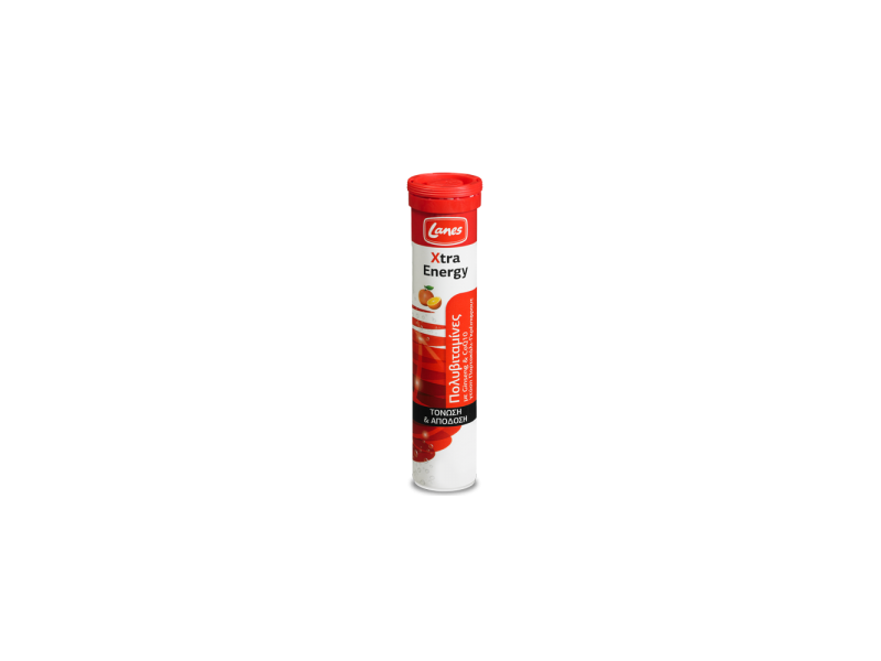 LANES Multivitamin Xtra energy,Πολυβιταμίνες με ginseng και CoQ10 με ...