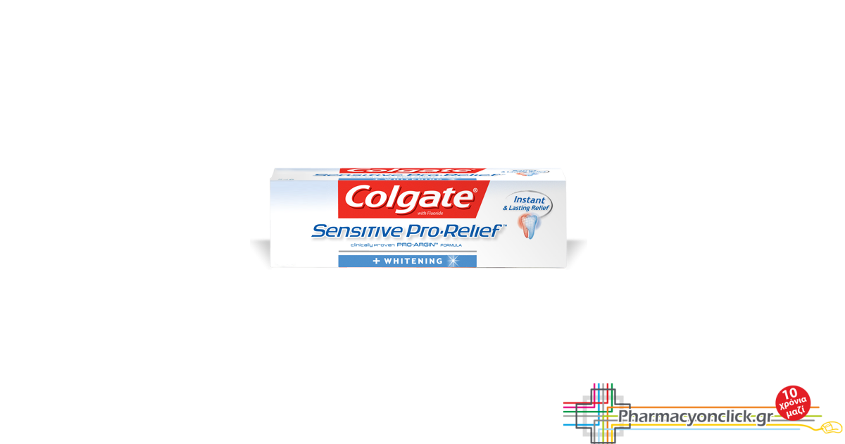 Colgate Sensitive Pro-Relief Whitening Οδοντόκρεμα για άμεση ανακούφιση ...