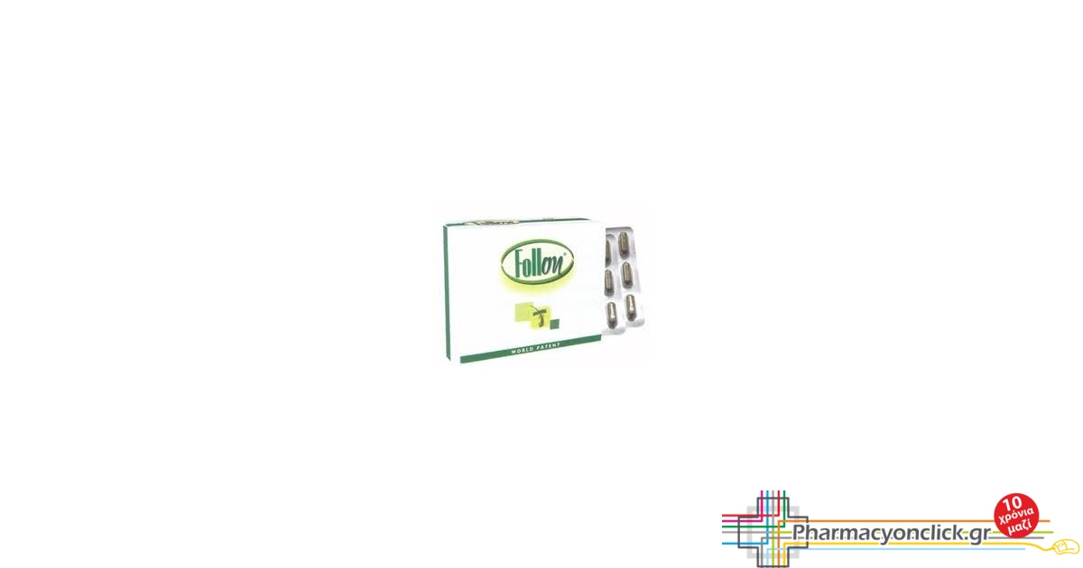 Follon Caps Συμπλήρωμα διατροφής,κάψουλες για τα μαλλιά 60 κάψουλες