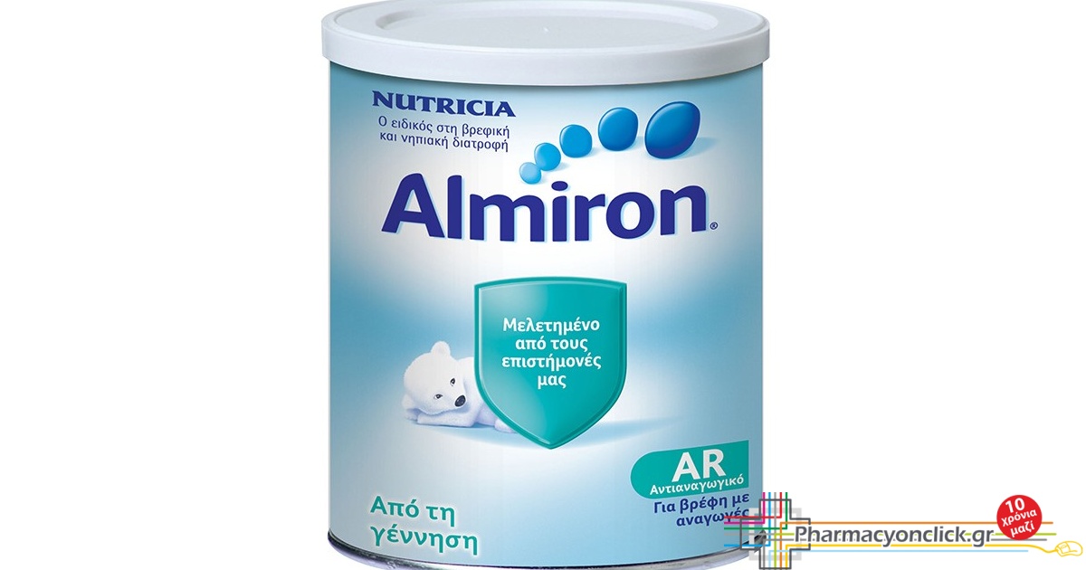 Nutricia Almiron AR Αντιαναγωγικό Γάλα, 400gr