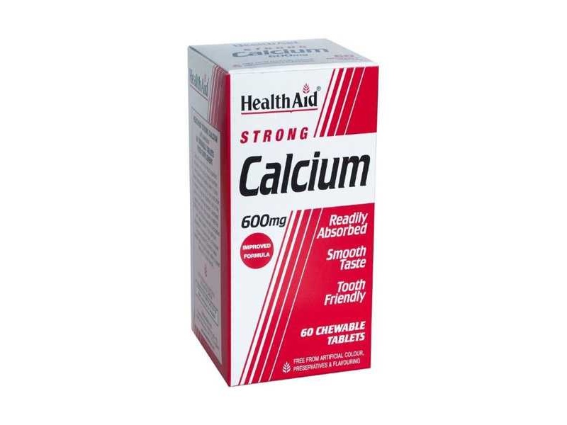 Health Aid Calcium Strong Ασβέστιο 600mg 60chew tabs