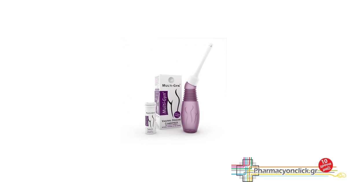 MULTI-GYN Vaginal Douche Combipack Πουάρ ενδοκολπικών πλύσεων φιλικό ...