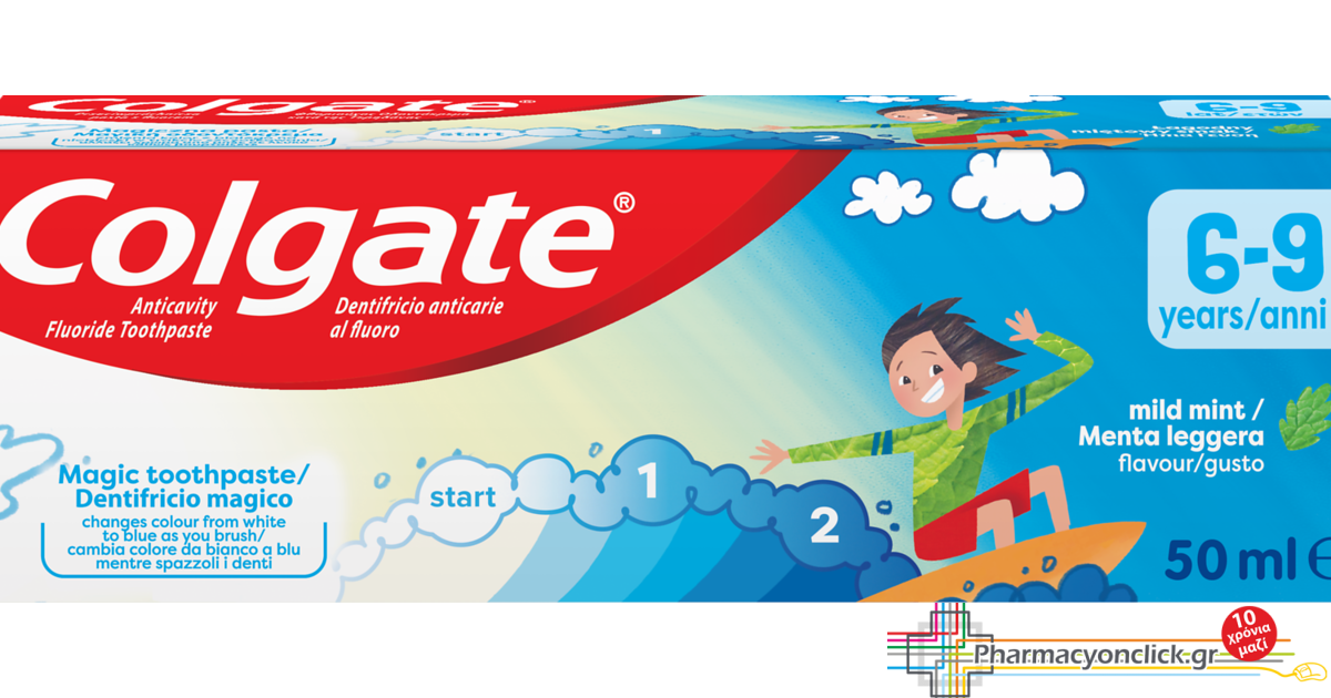 Colgate Kids Παιδική Οδοντόκρεμα 6-9 Ετών 50ml