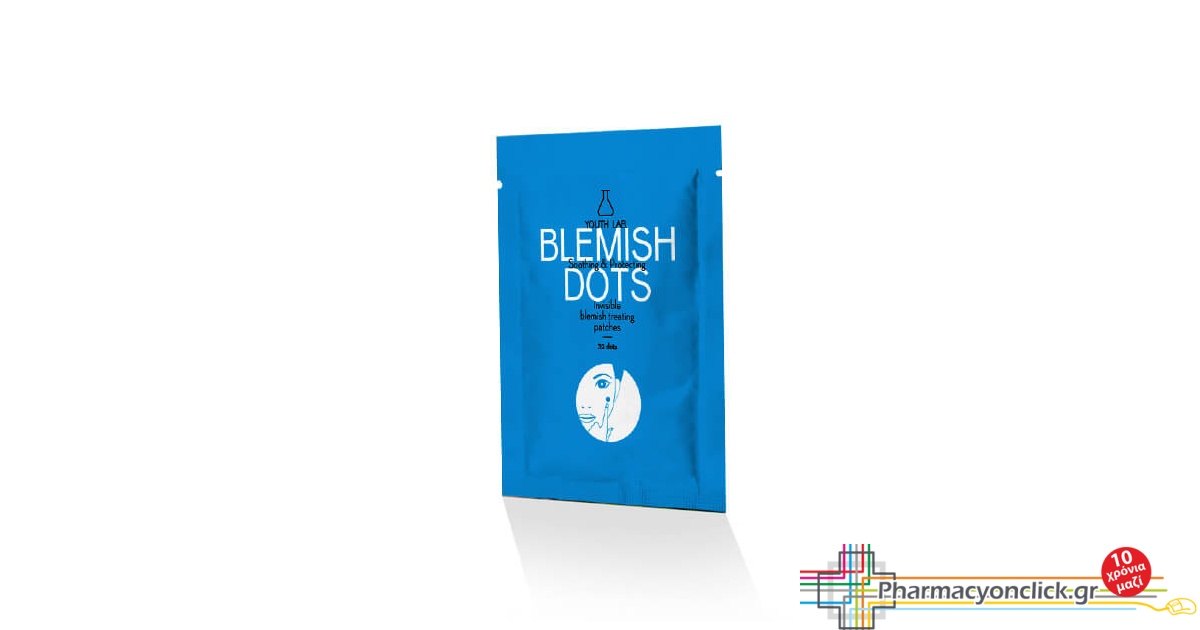 YOUTH LAB Blemish Dots Patches Διάφανα αυτοκόλλητα επιθέματα μίας ...