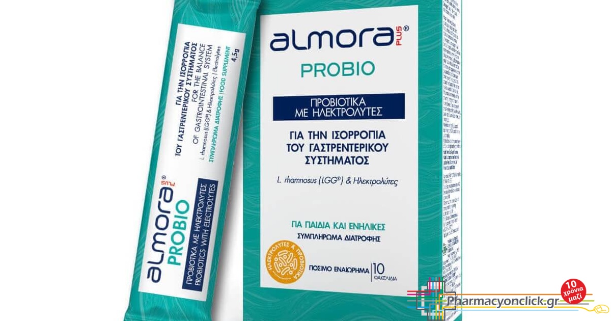 Elpen Almora Probio Προβιοτικά και ηλεκτρολύτες Ενυδατώνει τον οργανισμό, μέσω της αναπλήρωσης ...