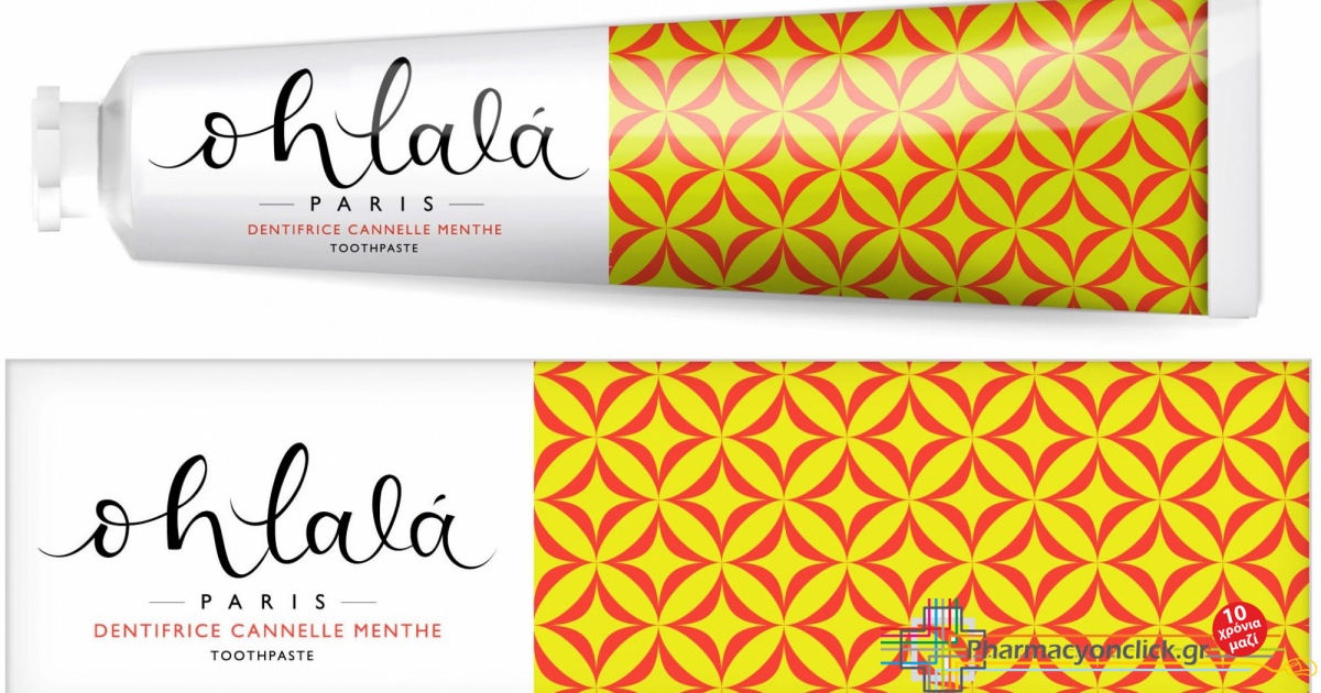 Ohlala Toothpaste Cinnamon Mint Οδοντόκρεμα με Γεύση Μέντα-Κανέλα, 75ml