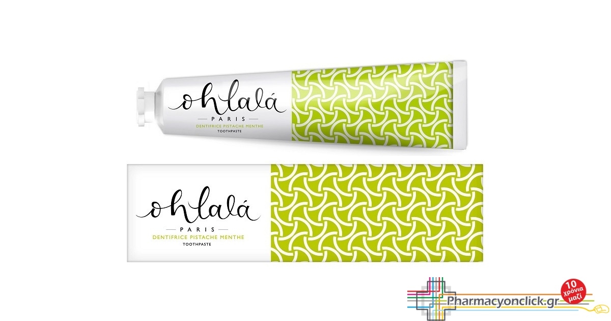 Ohlala Toothpaste Pistachio Mint Οδοντόκρεμα με Γεύση Μέντα-Φυστίκι, 75ml
